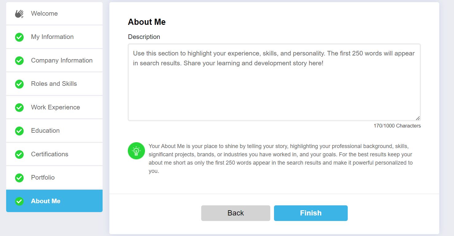 TTA Connect Help Center - About Me - TTA Connect Help Center